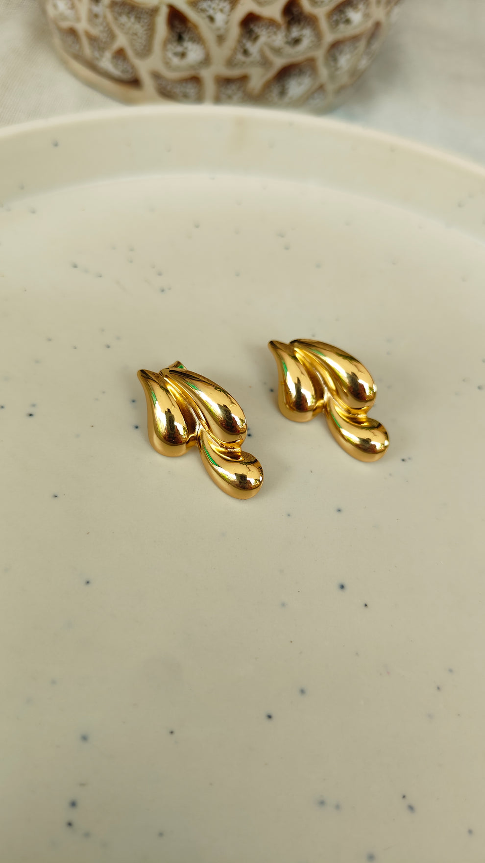 Three Drop Studs – Anantaya By Mani